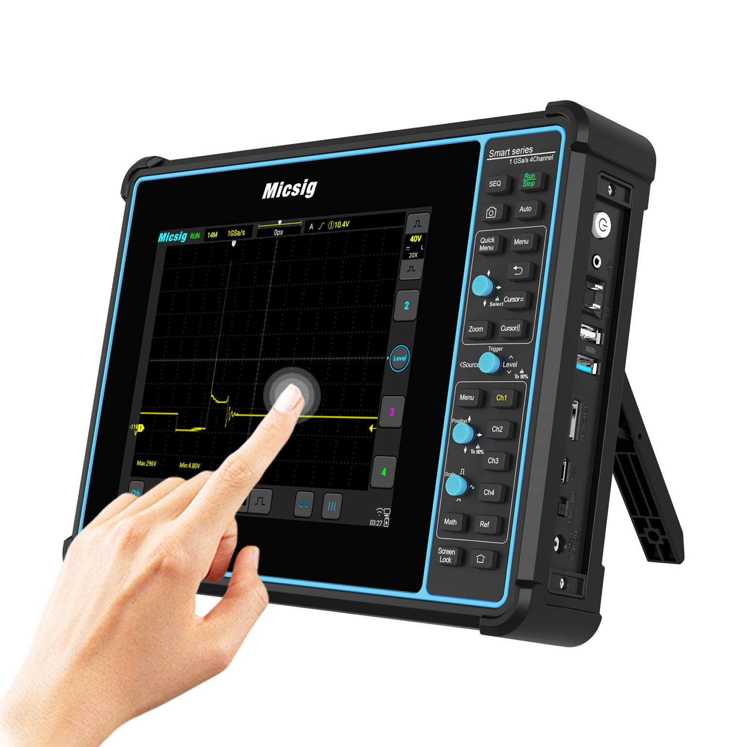 Micsig Automotive Oscilloscope SATO1004 100MHz Digital Handheld ...