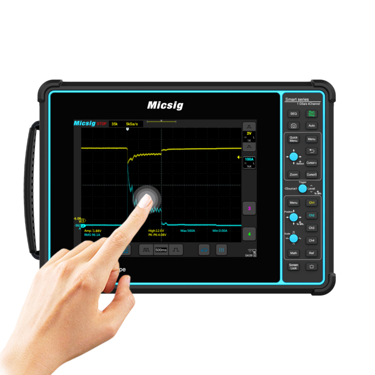 Micsig Automotive Oscilloscope SATO1004 100MHz Digital Handheld ...