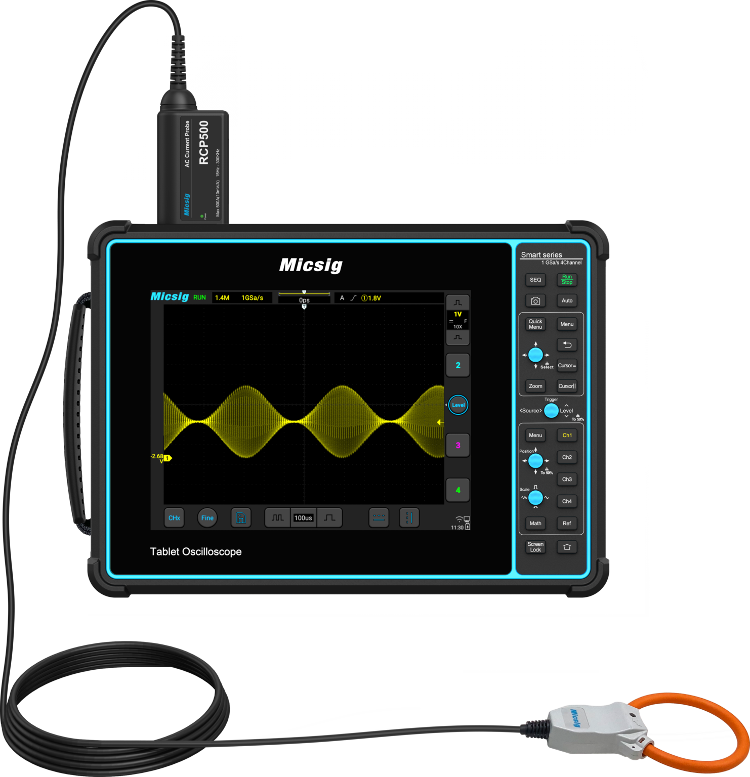 Micsig Rogowski AC Current Probe RCP500 200mApk-500Apk – Oz Robotics
