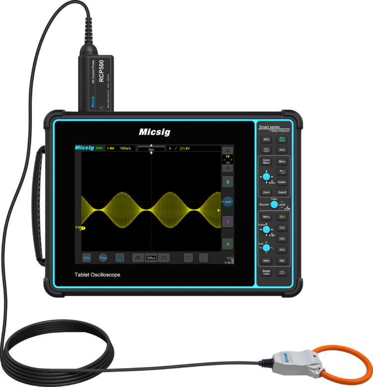Micsig Rogowski AC Current Probe RCP500 200mApk-500Apk – Oz Robotics