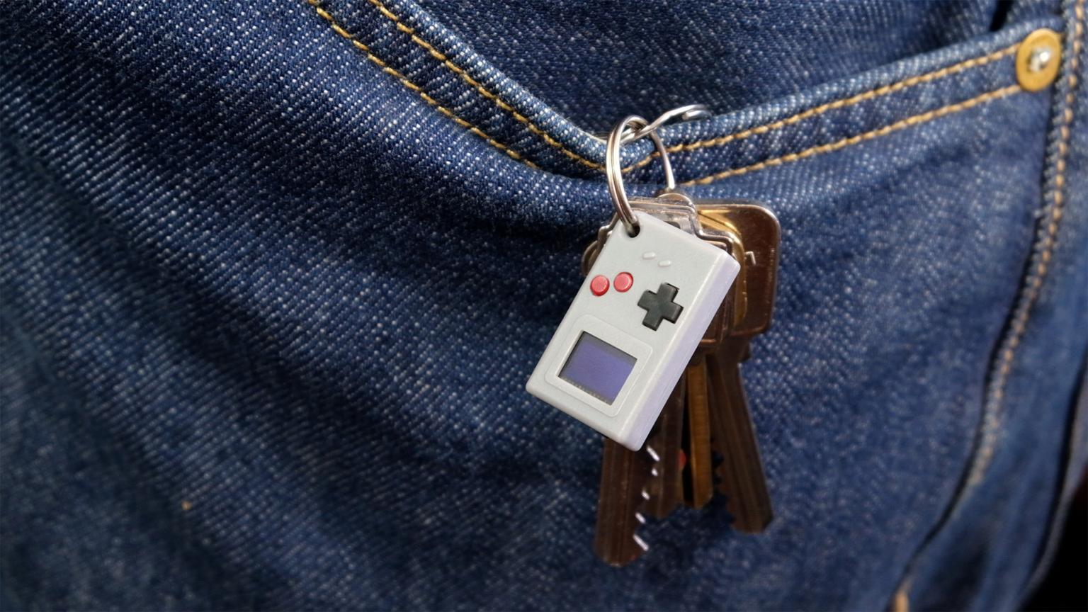 Thumby The Playable and Programmable Keychain, Gray – Oz Robotics