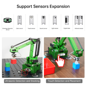 Hiwonder MaxArm Robot Arm Powered by ESP32 Support Python and Arduino Programming (Advanced Kit ...