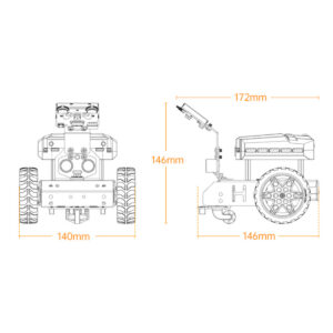 Hiwonder AiNova Pro 16-in-1 Coding Building Robotic Kit Support Scratch ...