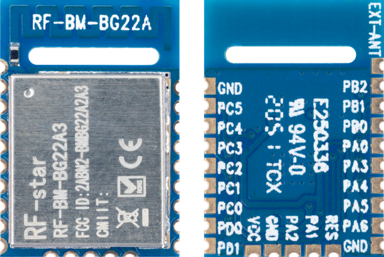 RF-Star Bluetooth Low Energy 6 dBm Long Range BG22 BLE Module – Oz Robotics