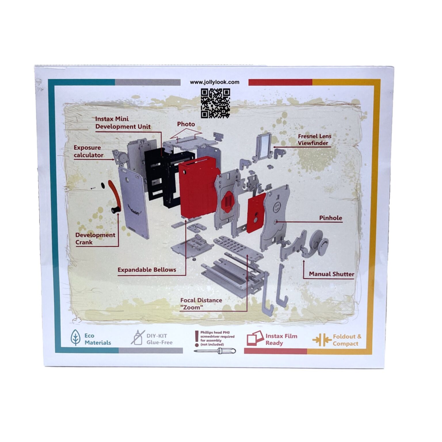 Jollylook DIY Pinhole Instant Film Camera Kit for Self-Assembly – Oz ...