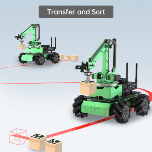 Hiwonder JetMax Pro JETSON NANO Robot Arm with Mecanum Wheel Chassis ...