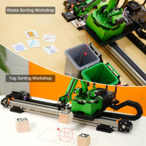 Hiwonder JetMax Pro JETSON NANO Robot Arm with Electric Sliding Rail ...