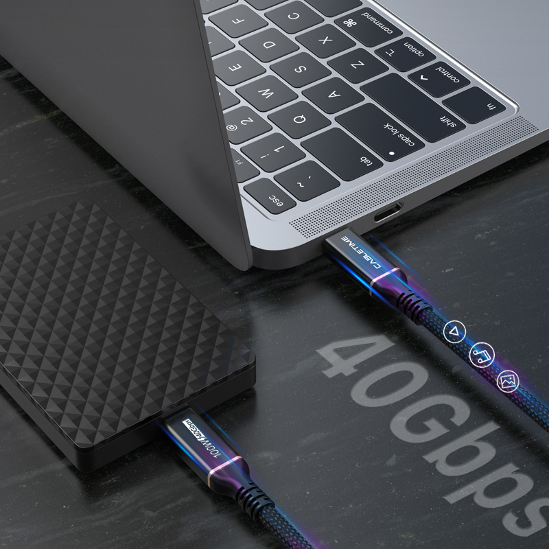 USB-IF Certified USB4 Cable Braided 40Gbps 8K Video Output – Oz Robotics