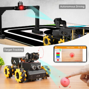 Hiwonder TurboPi Mecanum Wheels Robot Car Kit with Camera for Raspberry ...