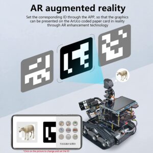 AI Robotic Crawler with Arm – Oz Robotics