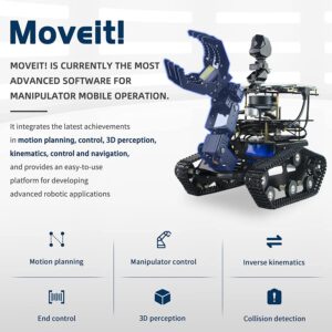 AI Robotic Crawler with Arm – Oz Robotics