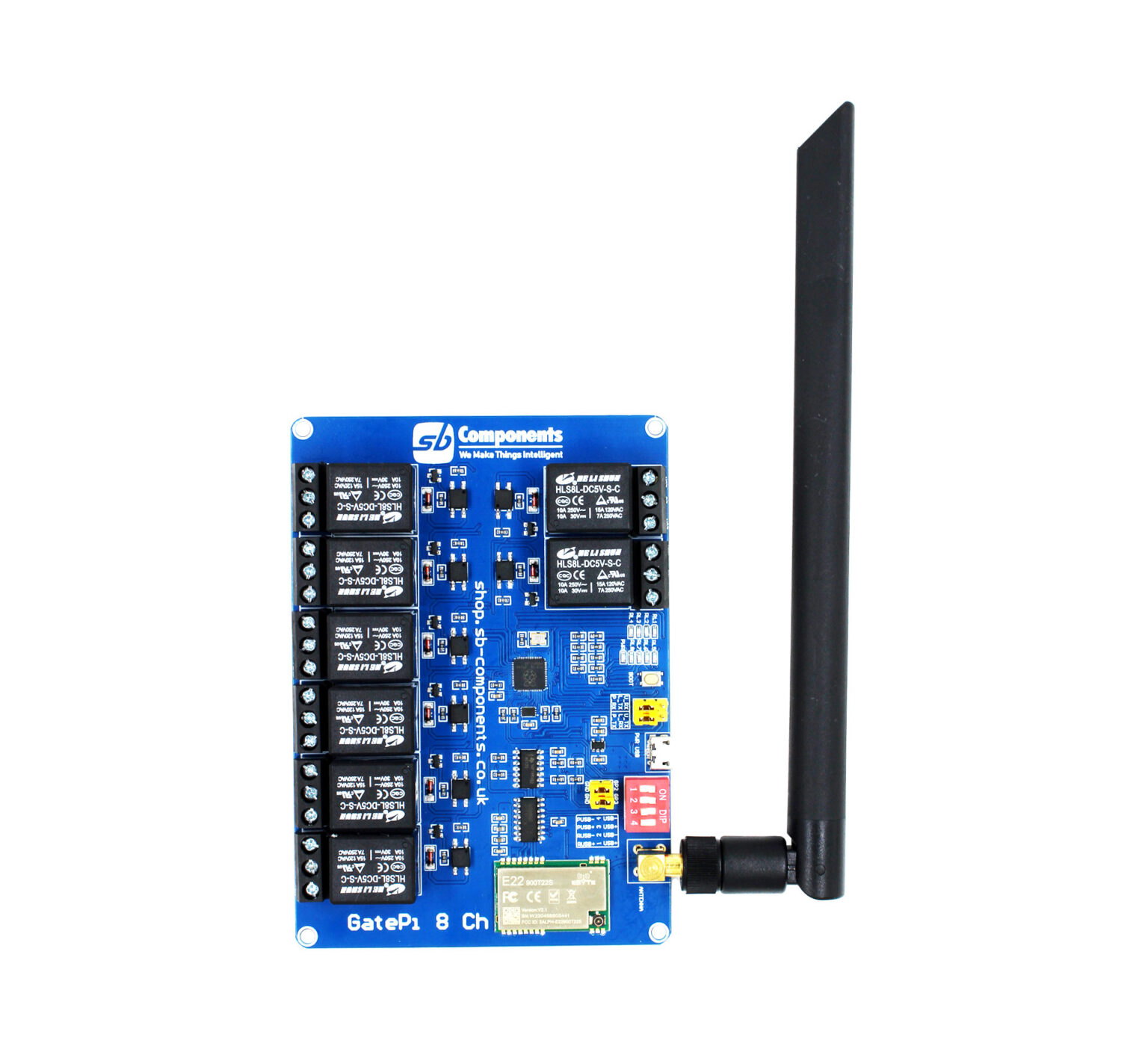 GatePi 8 Channel LoRa Based Relay Board – Oz Robotics