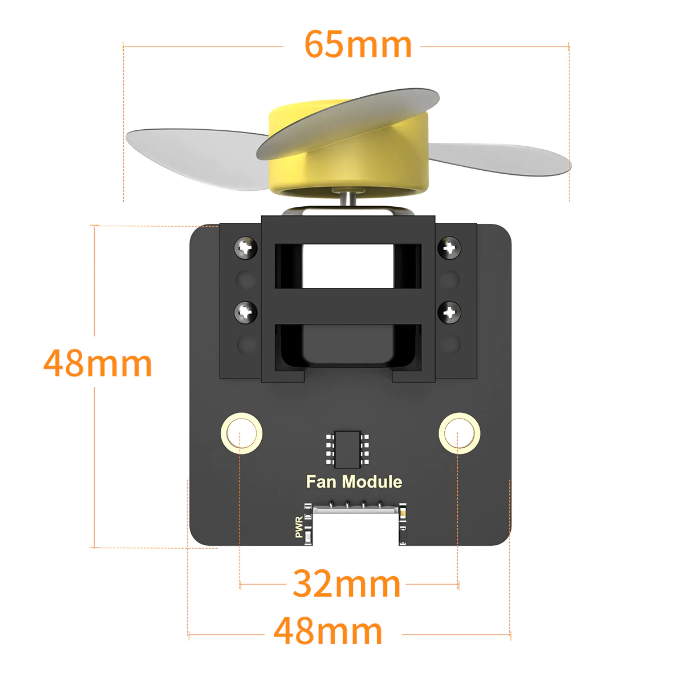 Hiwonder Fan Module Robot Sensor Compatible with Arduino/ Raspberry Pi ...