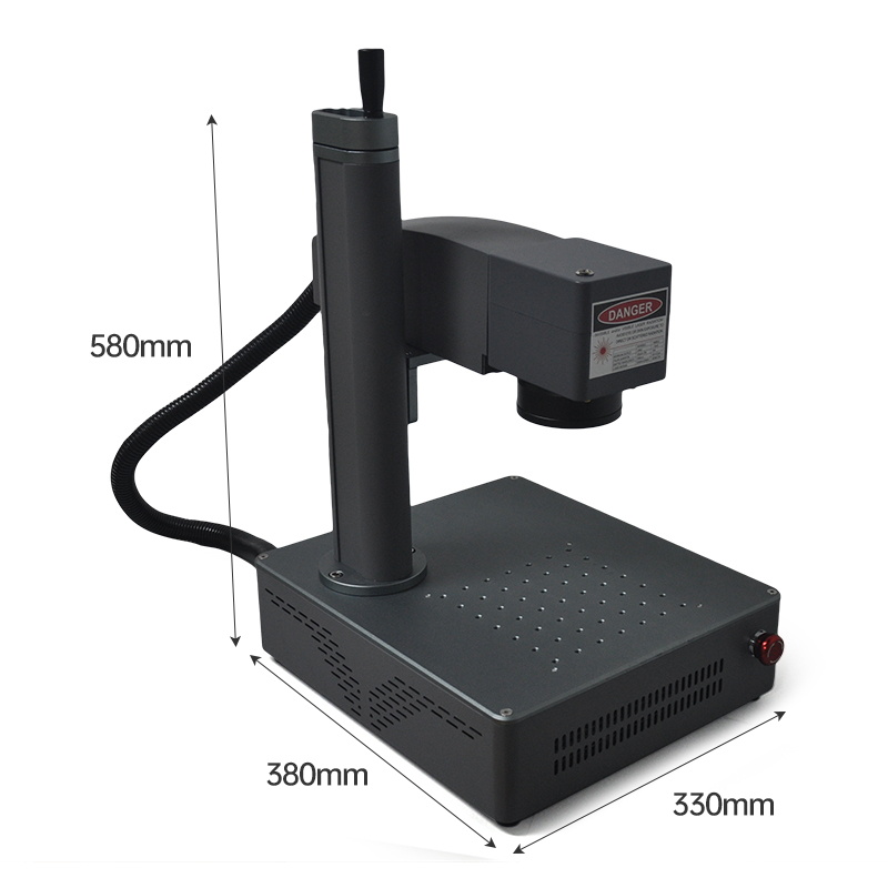 HeatSign 20W Mini Benchtop Fiber Laser Marking Machine for Metal ...
