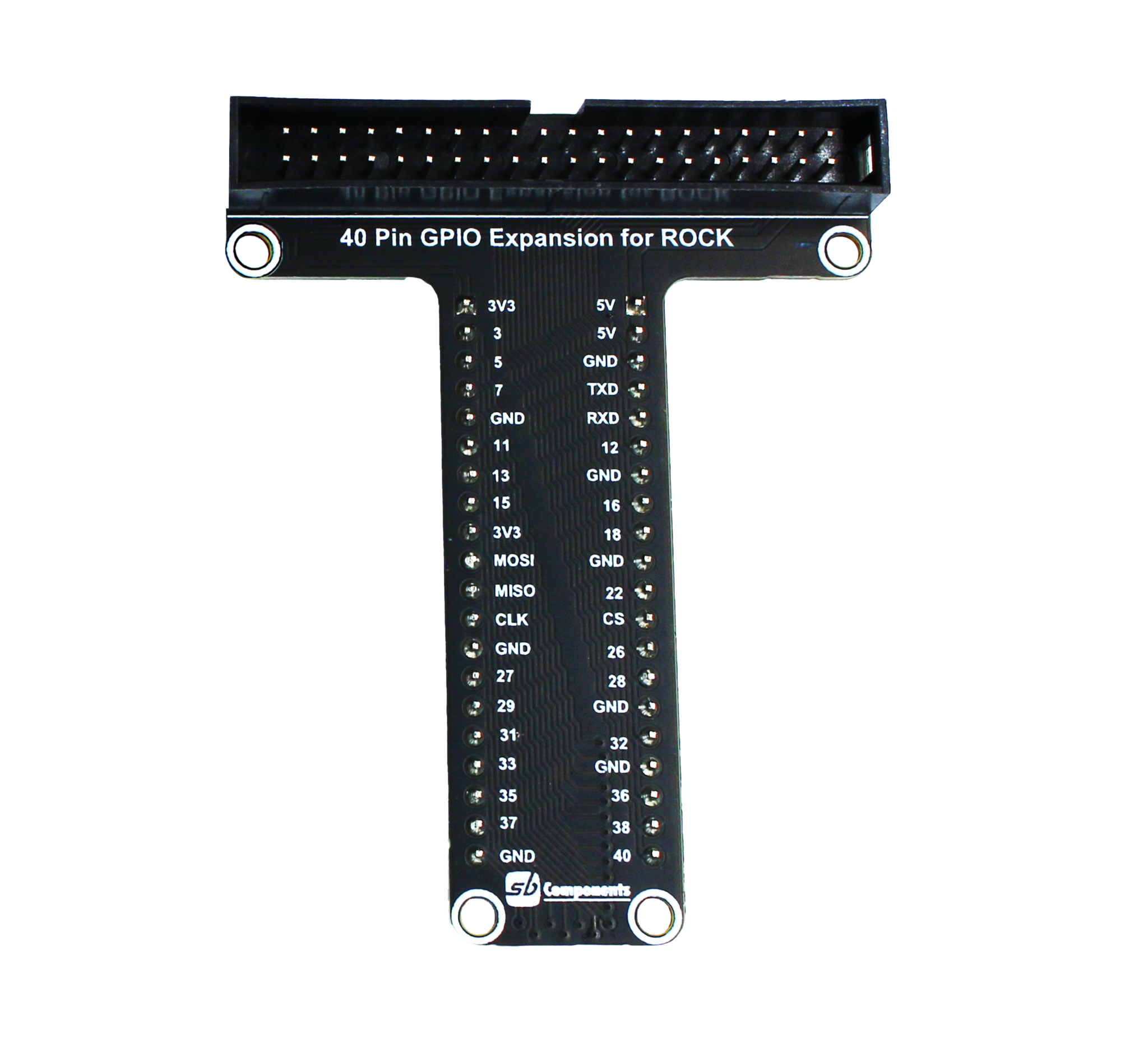 40 Pin Breadboard Adapter GPIO Expansion Breakout for Rock 5B, 5A, 4C, 4SE, 3C, etc. – Oz Robotics