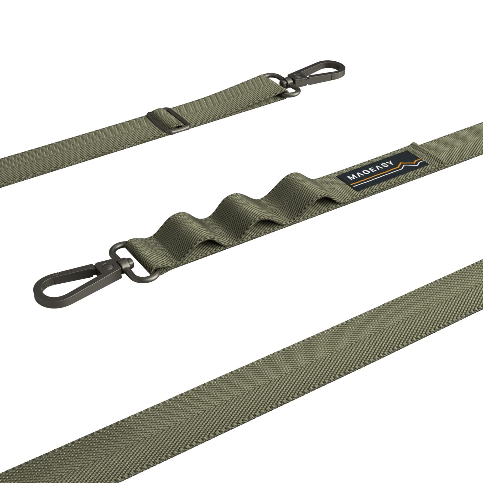 Strap Card with Adjustable Detachable Neckstrap – Concrete Grey – Oz ...