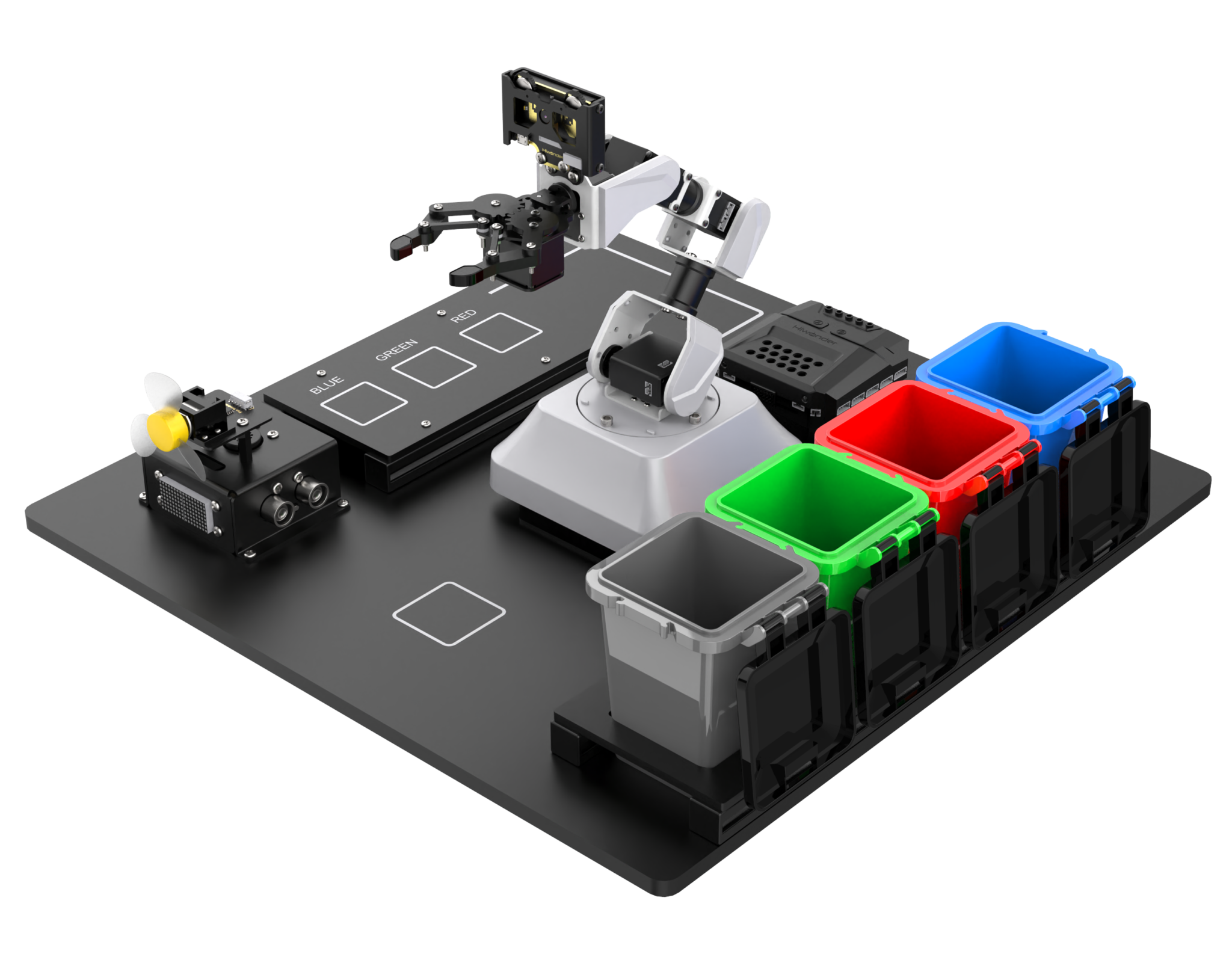 Hiwonder AiArm Vision Robot Arm Kit for Education Demonstration Support ...