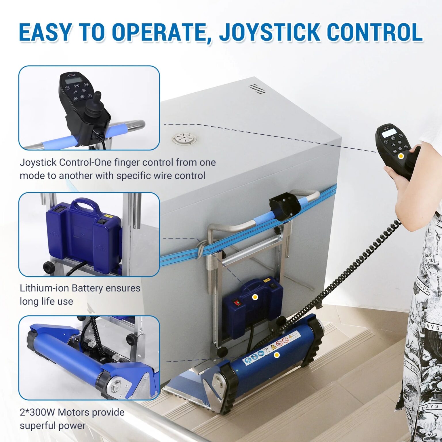 Automatic Stair Climber for Moving Appliances up to 684 LBS – CT310 ...