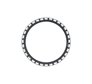 WS2812B Right Angle RGB LED Ring 24-bit 32 LEDs Circular Ring Light ...