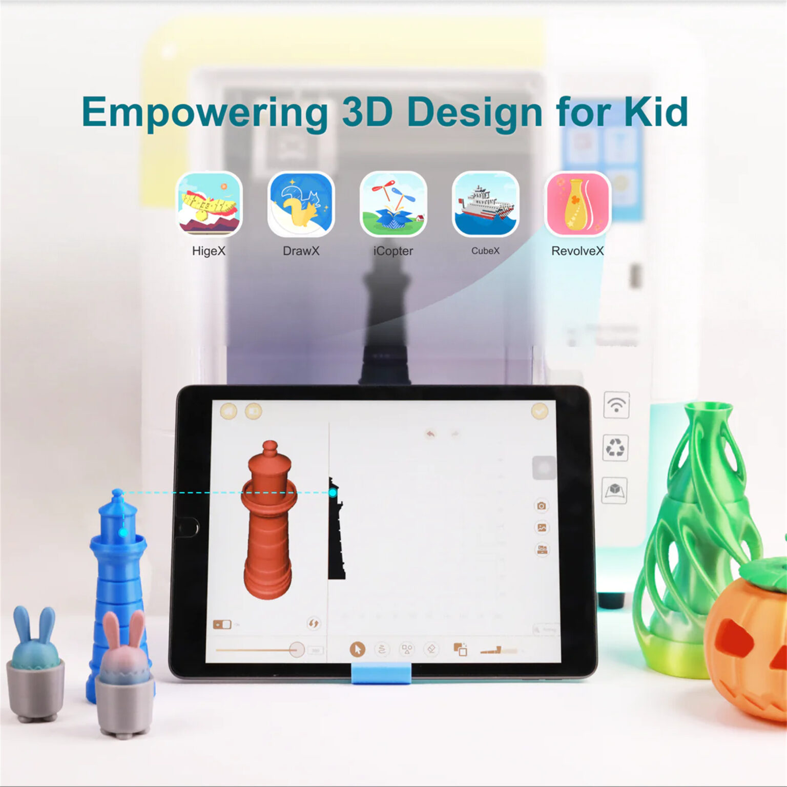 AOSEED X-Maker Educational 3D Printer with Gamified 3D Design ...