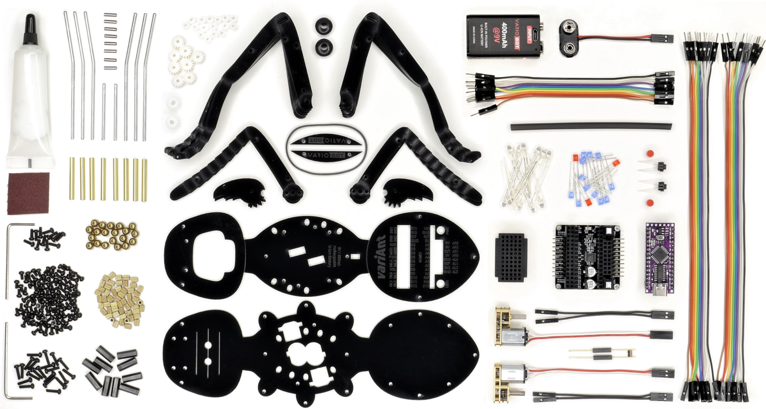 variAnt – Programmable Walking Robot Ant – STEM Robotic Kit – Oz Robotics