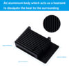 52Pi Aluminum Case Black Heatsink Enclosure for Raspberry Pi 5 – Oz ...