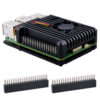 52Pi Aluminum Case Black Heatsink Enclosure for Raspberry Pi 5 – Oz ...