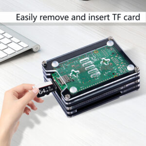 52Pi Acrylic Case 9 Layers Enclosure with Cooling Fan Heatsink for ...