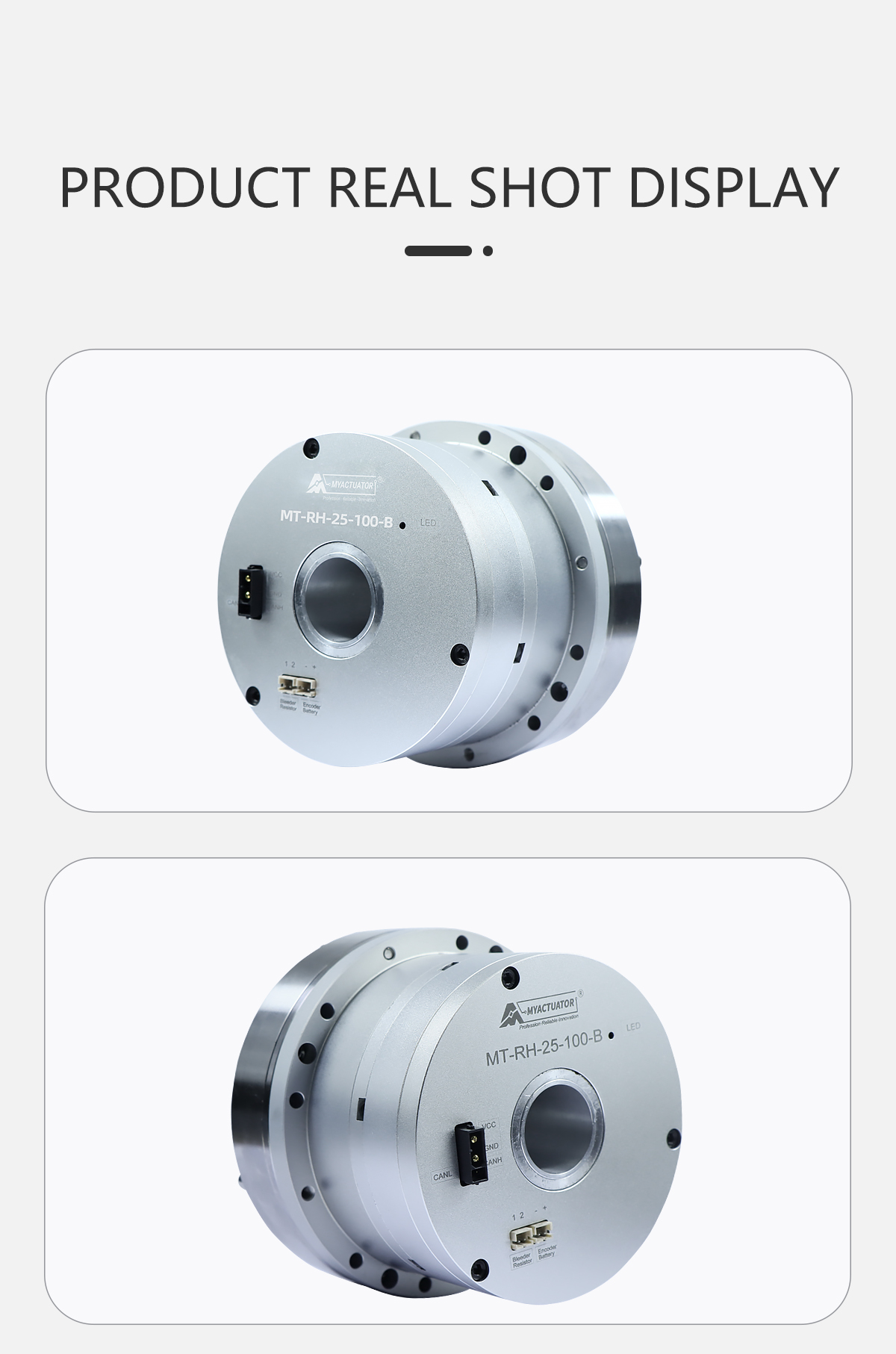 RH Series Standard Type Motor with Integrated Design and Vibration ...