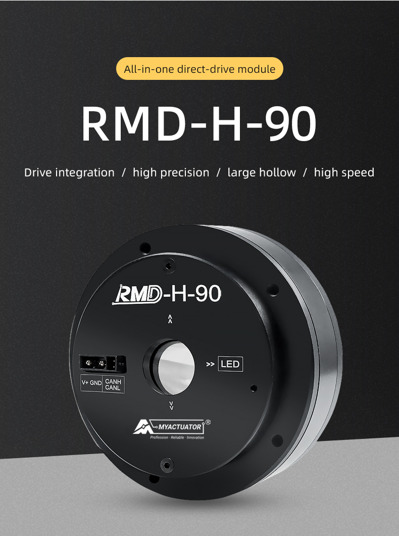 Motor with All-in-One Direct Drive Module and Built-in Drive and ...