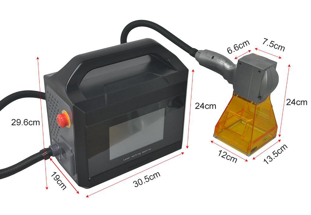 HeatSign 30W Portable Handheld Laser Engraving Etching Machine with 2 ...