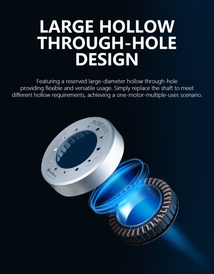 RO80 KV105 CubeMars RO80 BLDC Motor with Hall Sensor – Oz Robotics