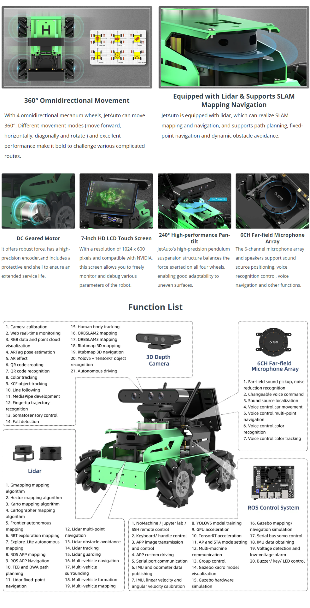 Hiwonder JetAuto ROS Robot Car Powered by Jetson Nano with Lidar ...