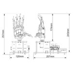 uHand UNO Open Source AI Bionic Robot Hand Bionic Arduino Programming (Starter Kit) – Oz Robotics