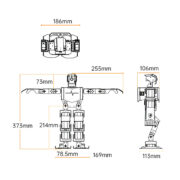 TonyPi Hiwonder AI Intelligent Vision Humanoid Robot (Standard Kit with ...