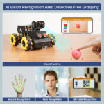 Hiwonder TurboPi Raspberry Pi 5 Omnidirectional Mecanum Wheels Robot ...