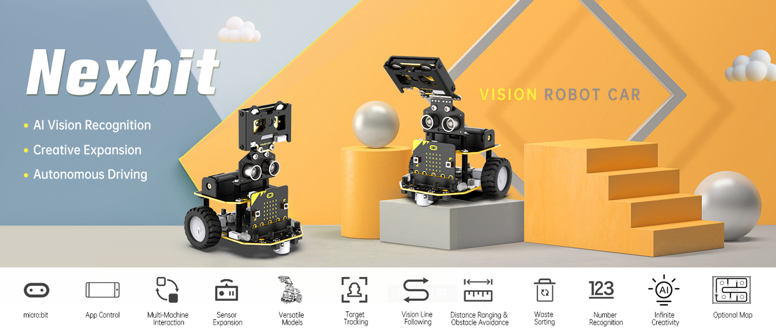 Nexbit micro:bit Educational Robot Vision Module (Smart Traffic Kit ...