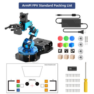 Hiwonder ArmPi FPV AI Vision ROS Robotic Arm Support Python (Standard Kit with Raspberry Pi 4B ...
