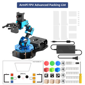Hiwonder ArmPi FPV AI Vision ROS Robotic Arm Support Python (Advanced Kit with Raspberry Pi 4B ...