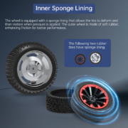 ROS Robot Universal Wheel, Smart Car Tire 65mm Wear-Resistant Mecanum ...