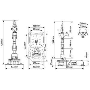 Hiwonder ArmPi FPV AI Vision ROS Robotic Arm Support Python (Standard ...
