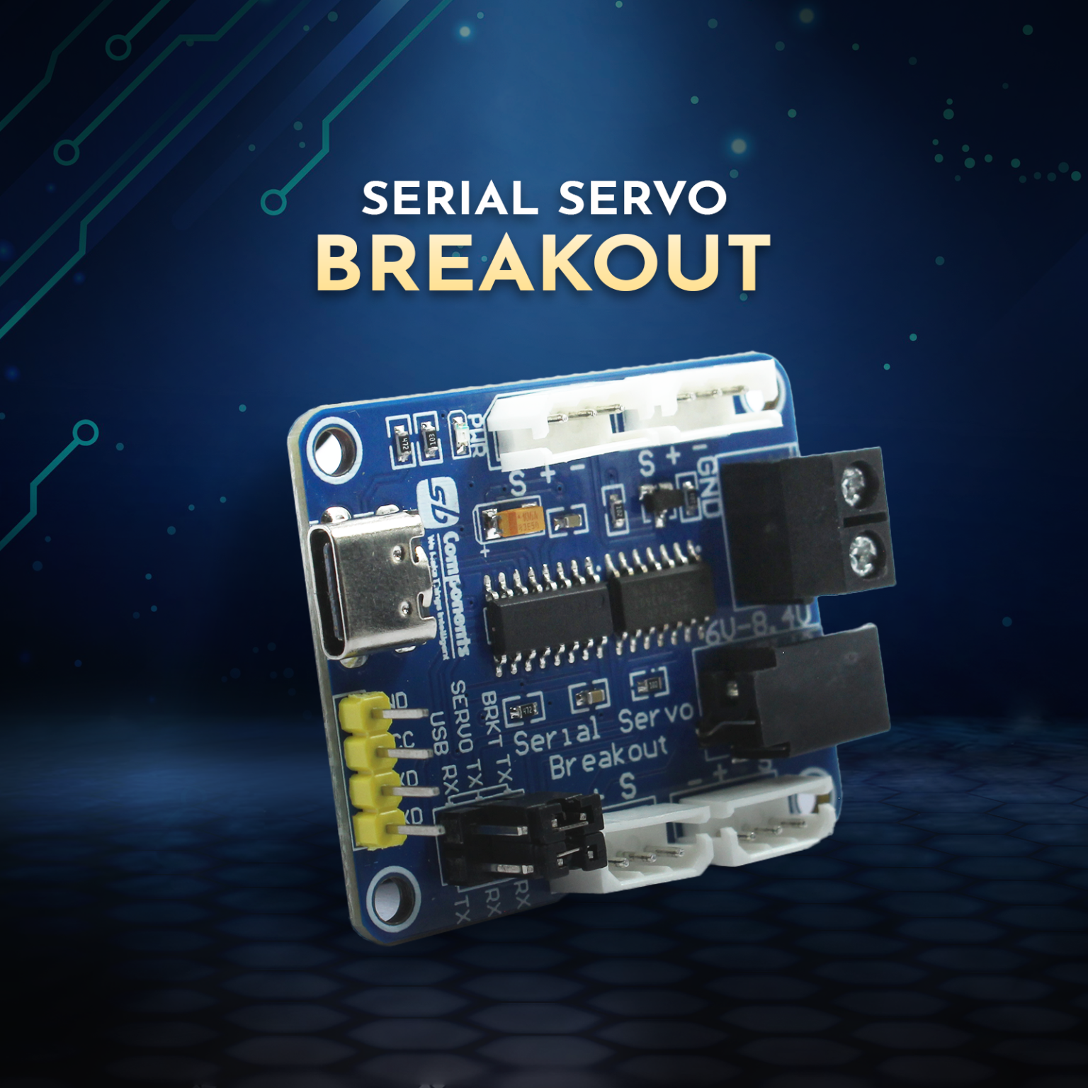 SB Serial Servo Breakout – Oz Robotics