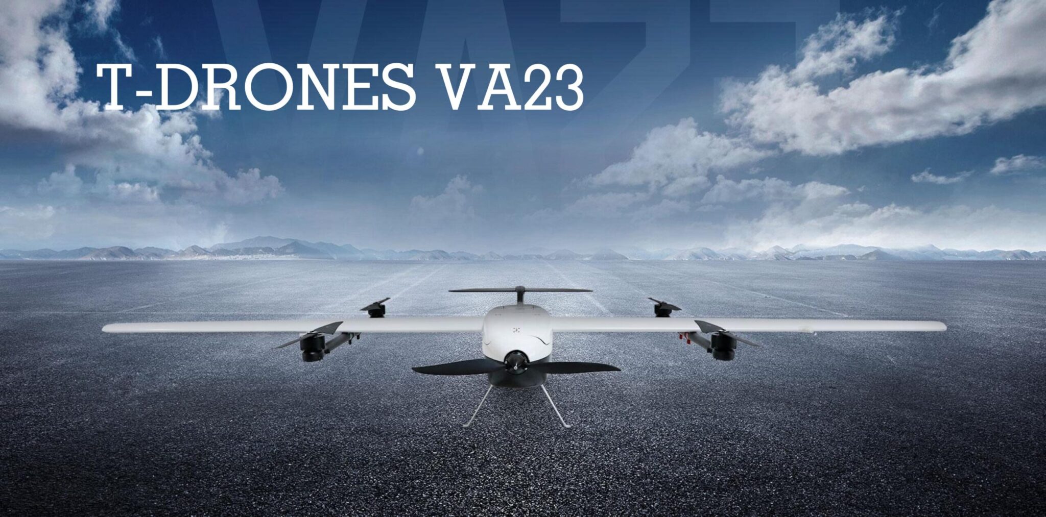 T-DRONES Ultra Long Endurance Max 240mins VA23 Fixed Wing VTOL Drone for Industrial Uses – Oz ...