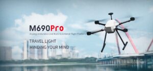 T-Drones M690PRO Waterproof Quadcopter with 2kg Payload Capacity – Gray – Oz Robotics