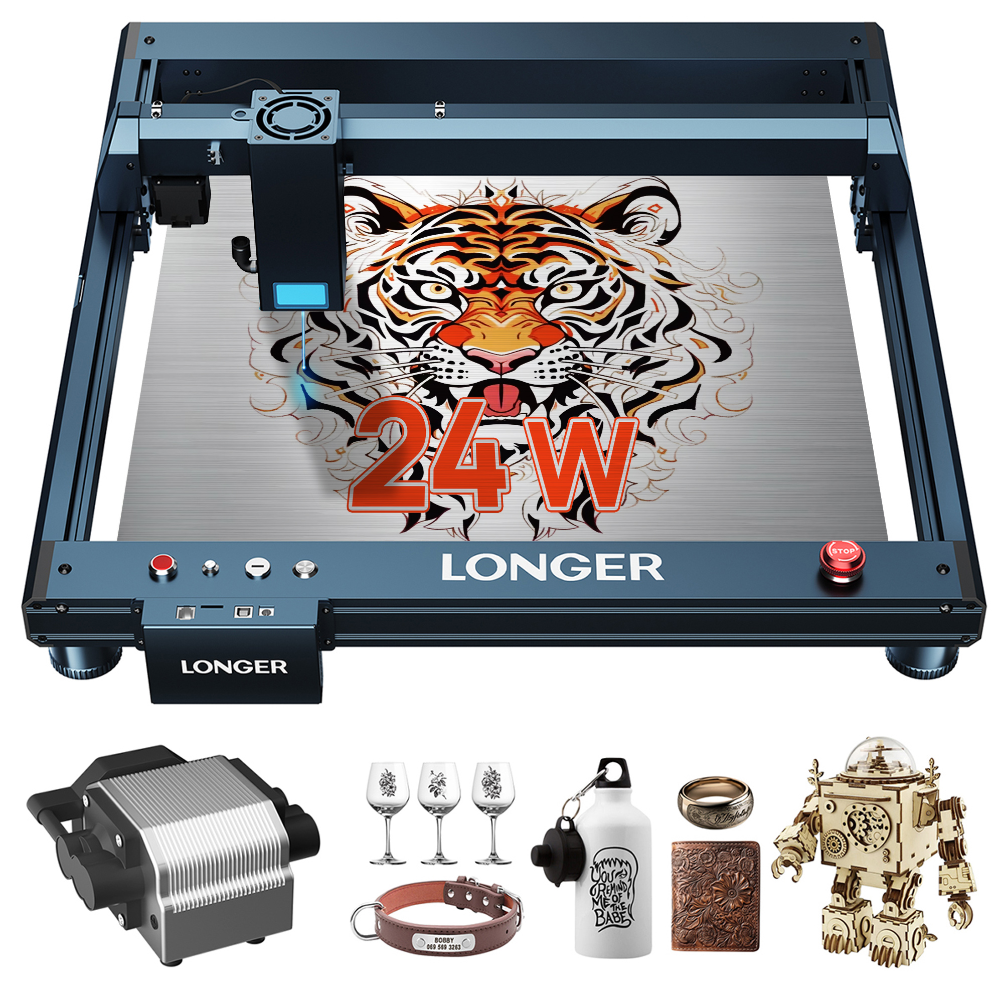 30W Compact Laser Engraving and Cutting Machine – Oz Robotics