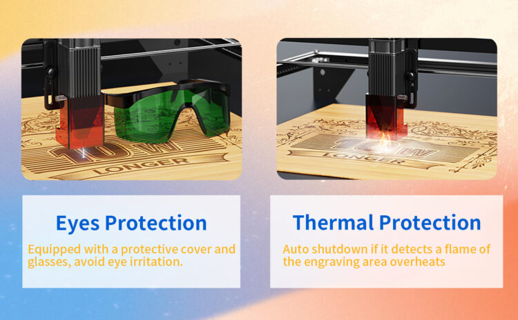 Longer RAY5 10W Laser Engraver with 10-12W Output Power – Oz Robotics
