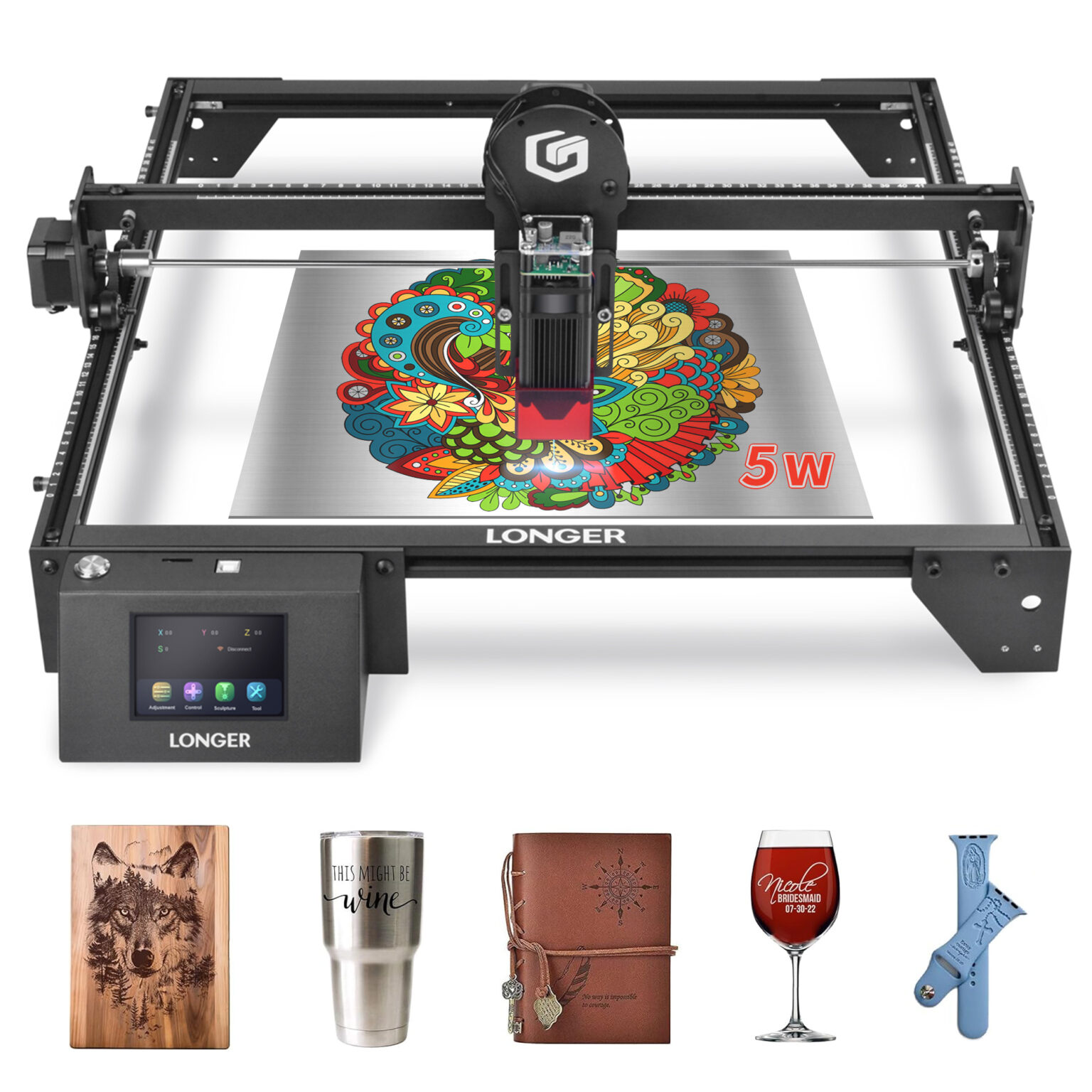 Longer RAY5 10W Laser Engraver with 10-12W Output Power – Oz Robotics