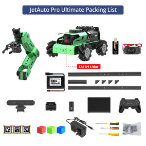JetAuto Pro ROS Robot Car with Vision Robot Arm Support Python ...