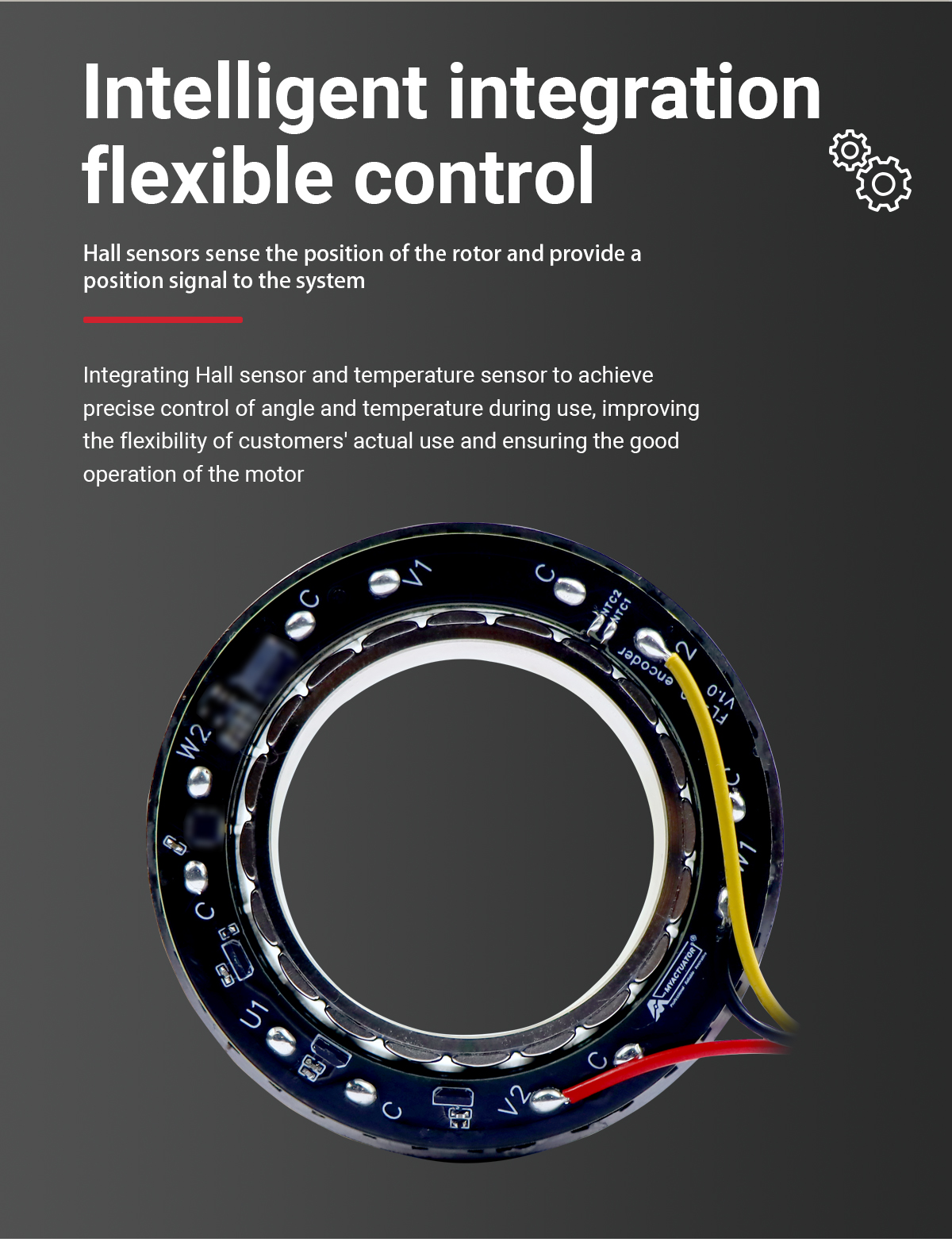 FL-50-08 BLDC Direct Drive Frameless Motor Digital Speed Controller ...