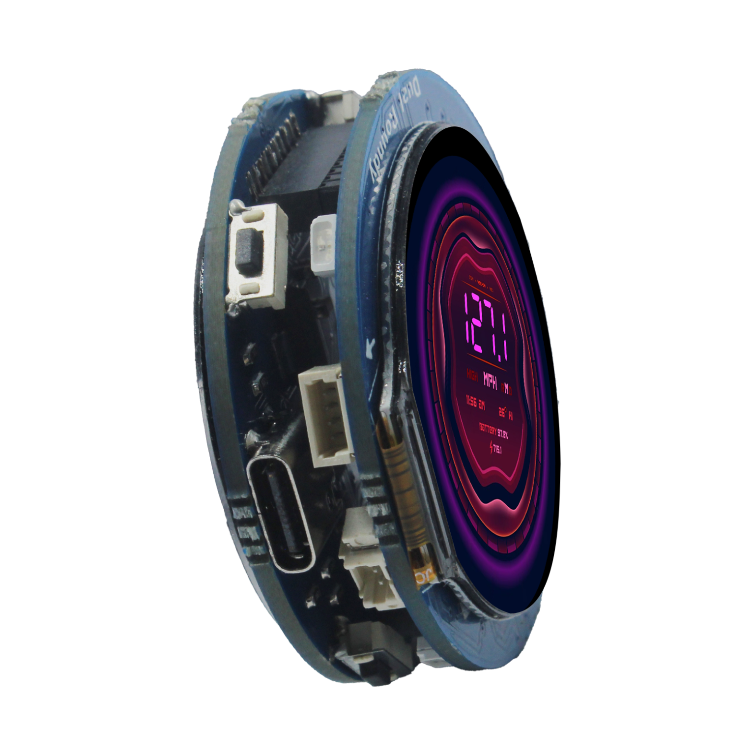 Dual Roundy Display 1.28″ Based On ESP32 and RP2040 – Oz Robotics